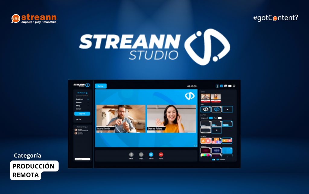 » Streann Studio acelera producción remota desde un navegador web